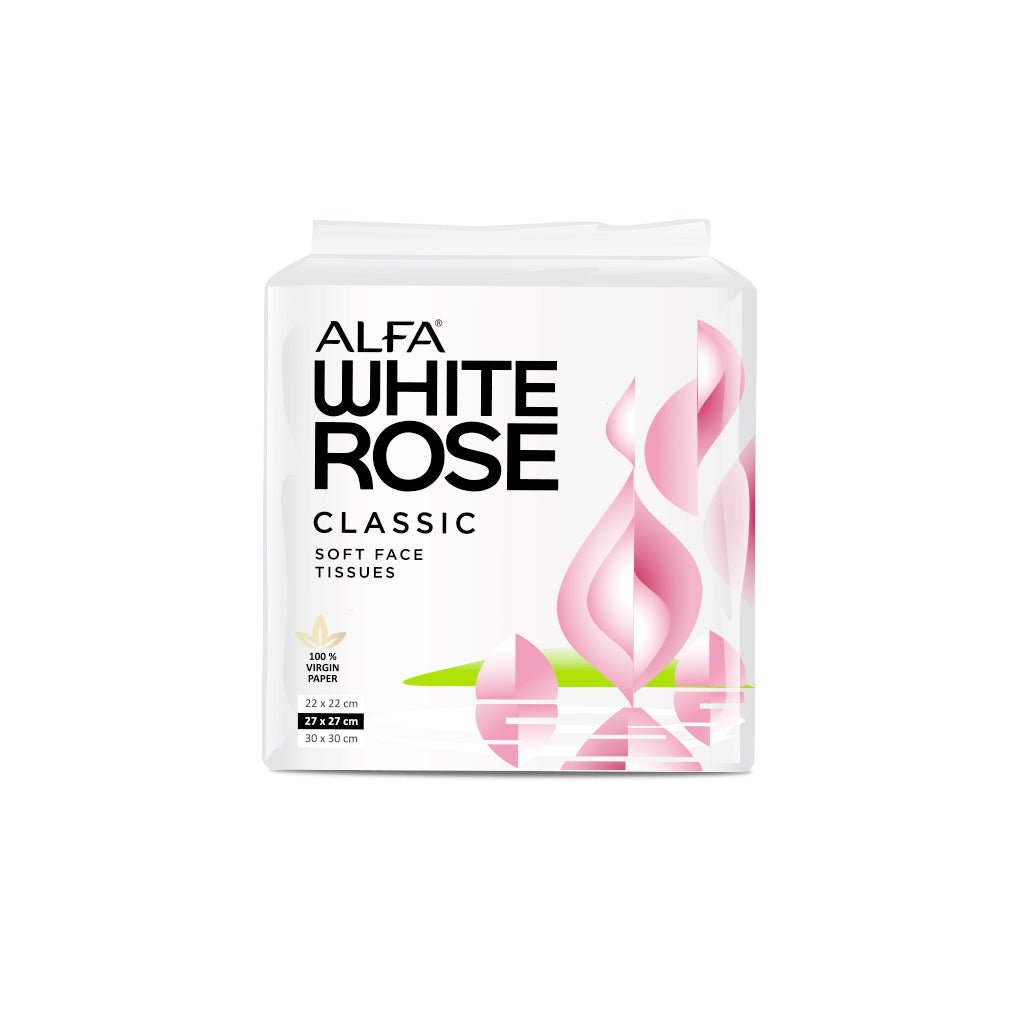 WHITE ROSE CLASSIC SOFT FACE TISSUES – Alfa Tissues